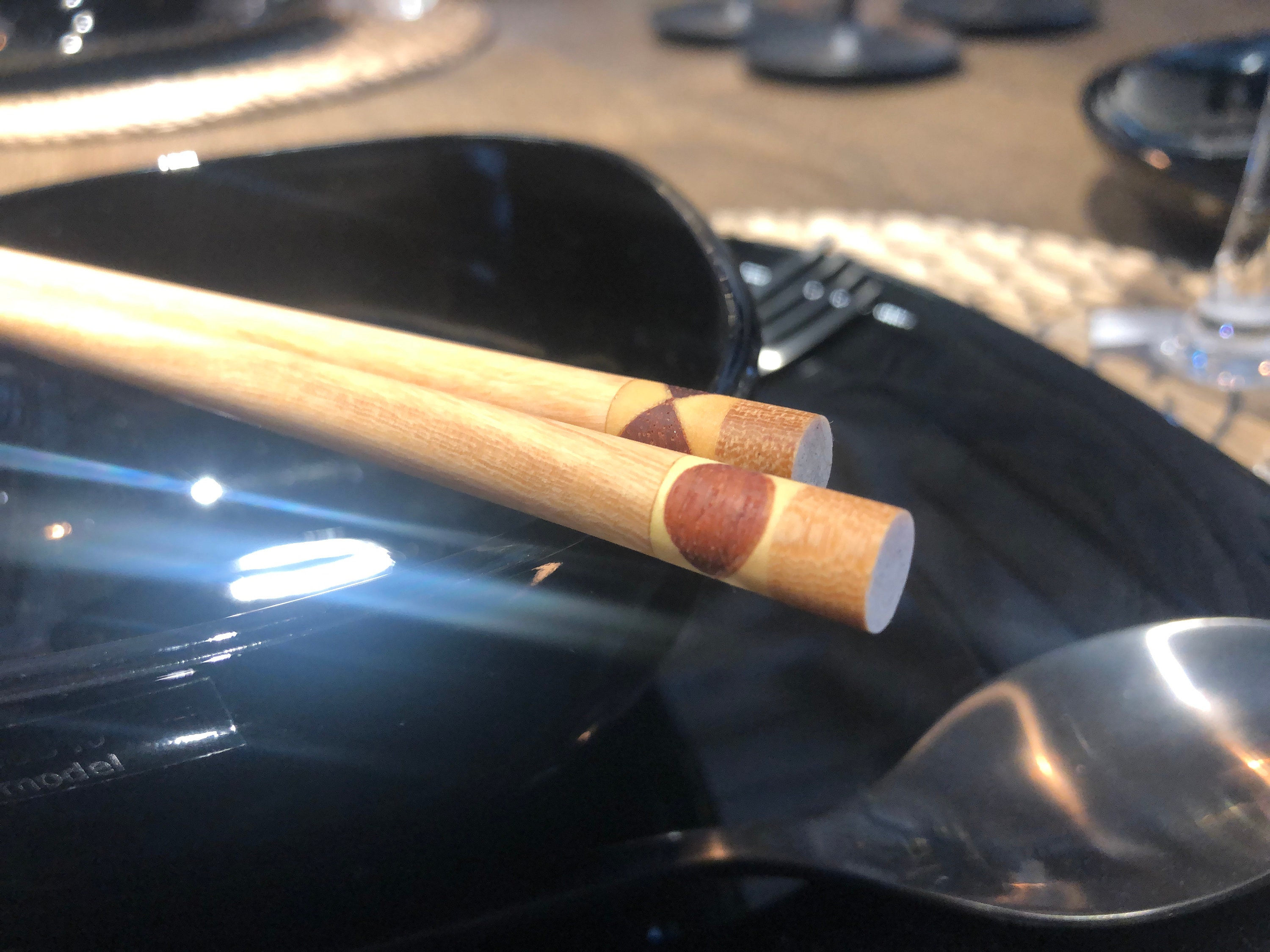 Chopsticks Wood Pairs Natural Colour Round Shape Chopstick for Hair ...