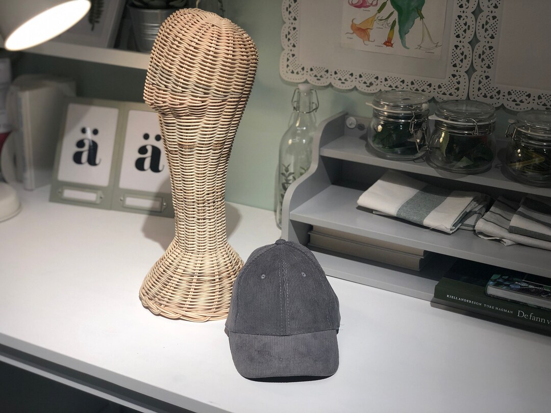 Extra Large Mannequin Head Display Rattan Size for Wigs Hair Light ...