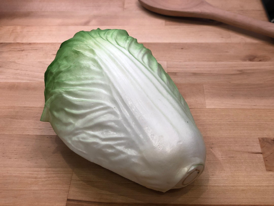 Artificial Napa Cabbage Plastic Fake Vegetables Food Green Home Decor ...