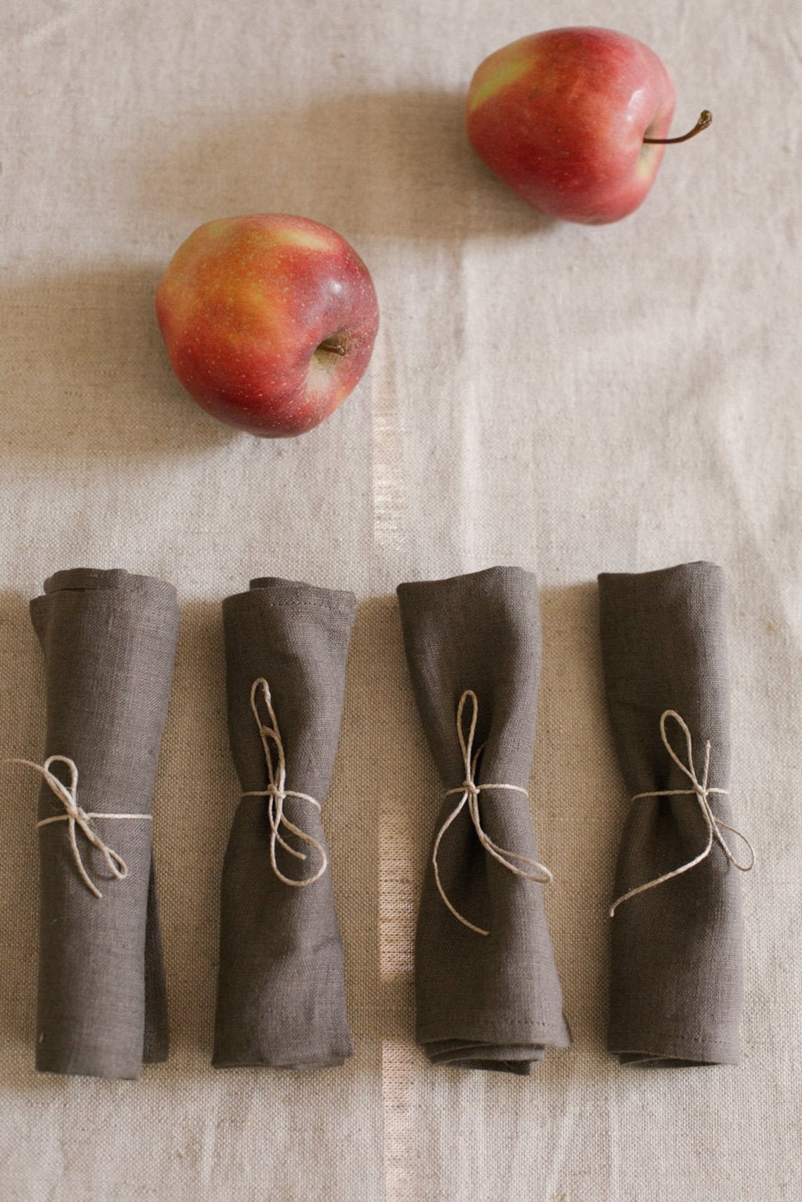 Linen Table Napkins. Set of 4 - Etsy