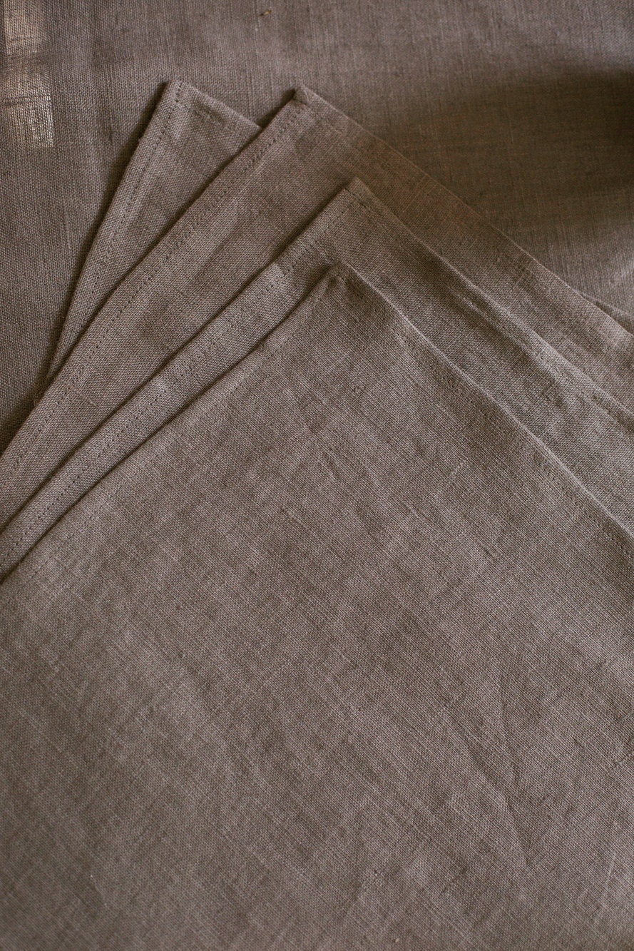 Linen Table Napkins. Set of 4 - Etsy