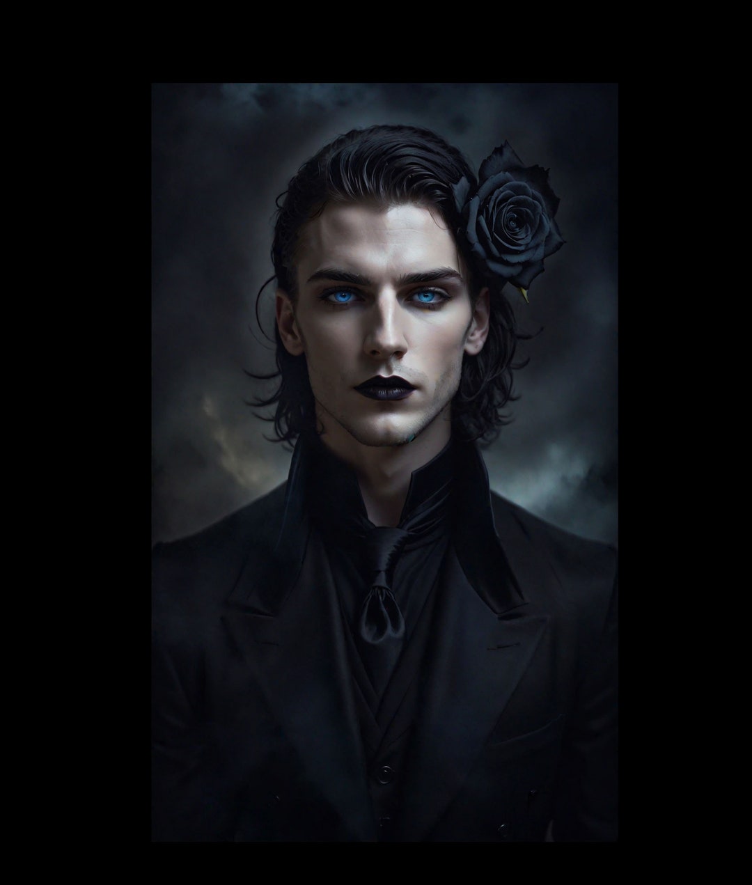 Gothic Vampire Mangay Artfit Malemale Nudes Gay Interest - Etsy