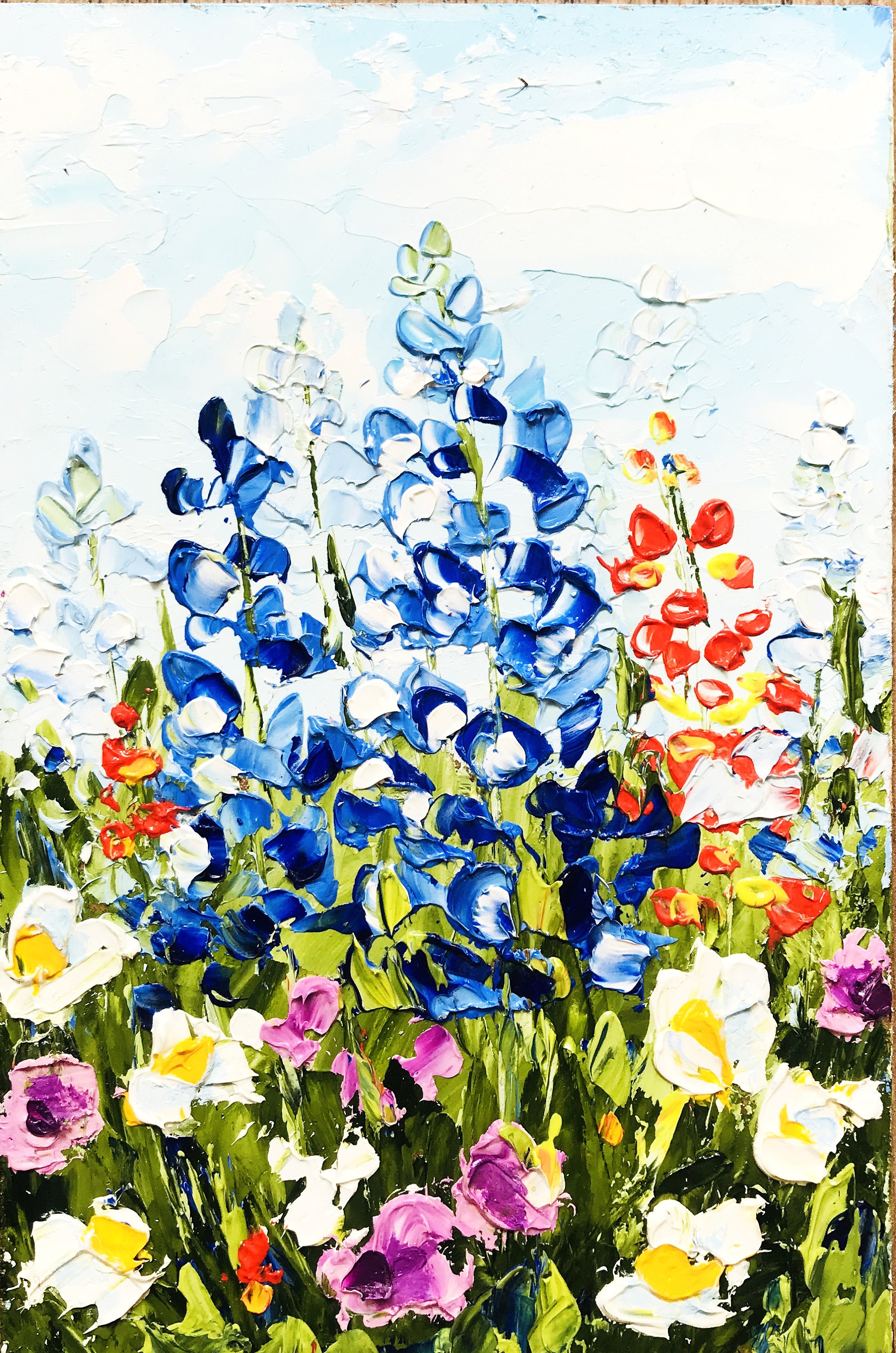 Bluebonnet Painting