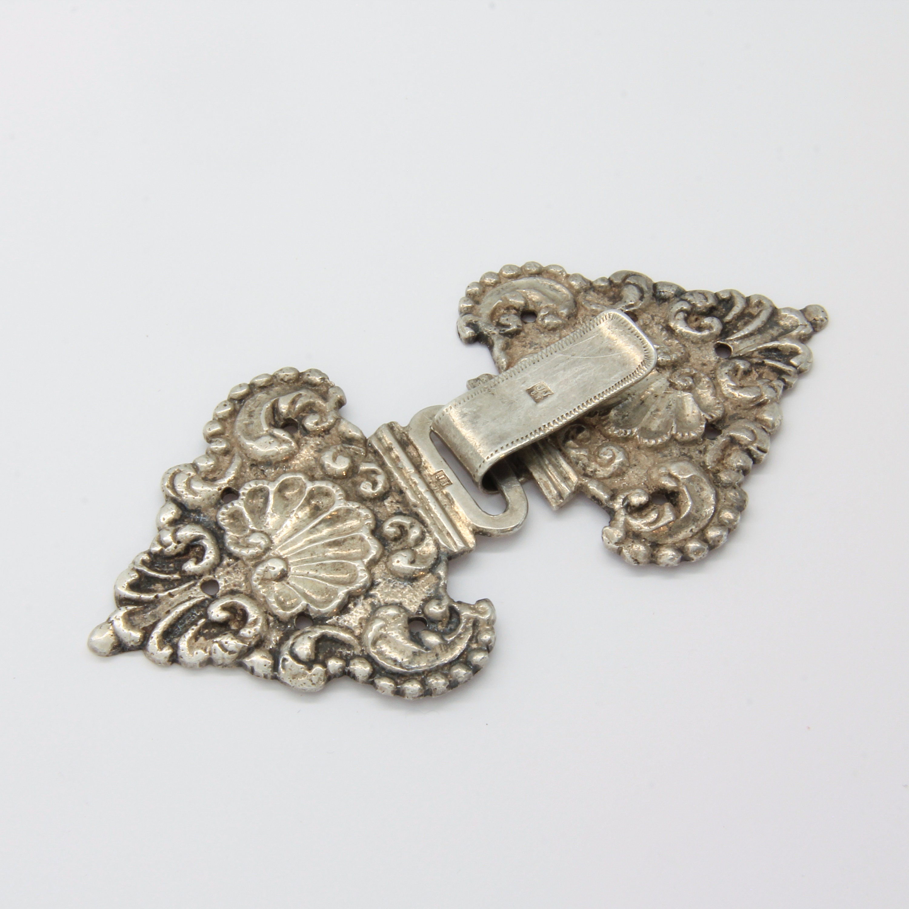 Antique Dutch silver Buckle Silver Schorten Gesp | Etsy