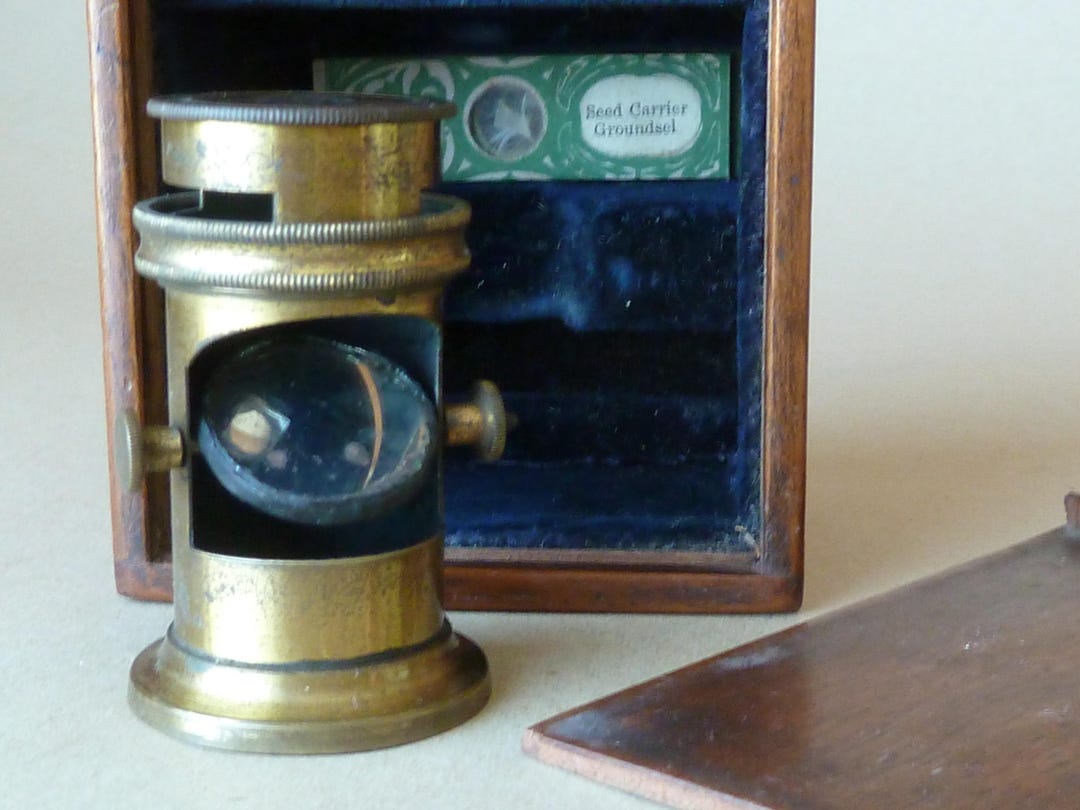 Simple Stanhope Lens Screwbarrel Microscope Hand Held Slide Botanical ...