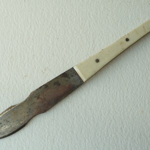 Victorian Quill Pen Eraser Scraper Burnisher Knife Cutter Sheffield Dip ...