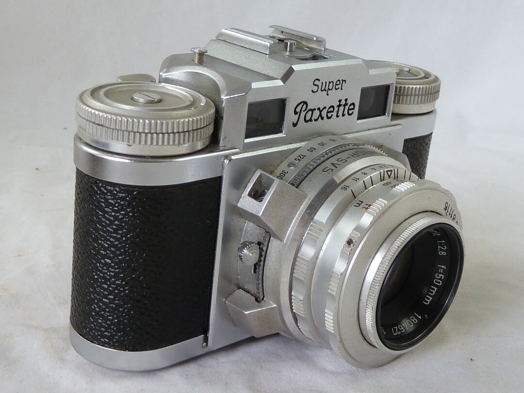 Braun Super Paxette, Rangefinder 35mm Camera Cassarit Lens 1:2,8 F=50mm ...