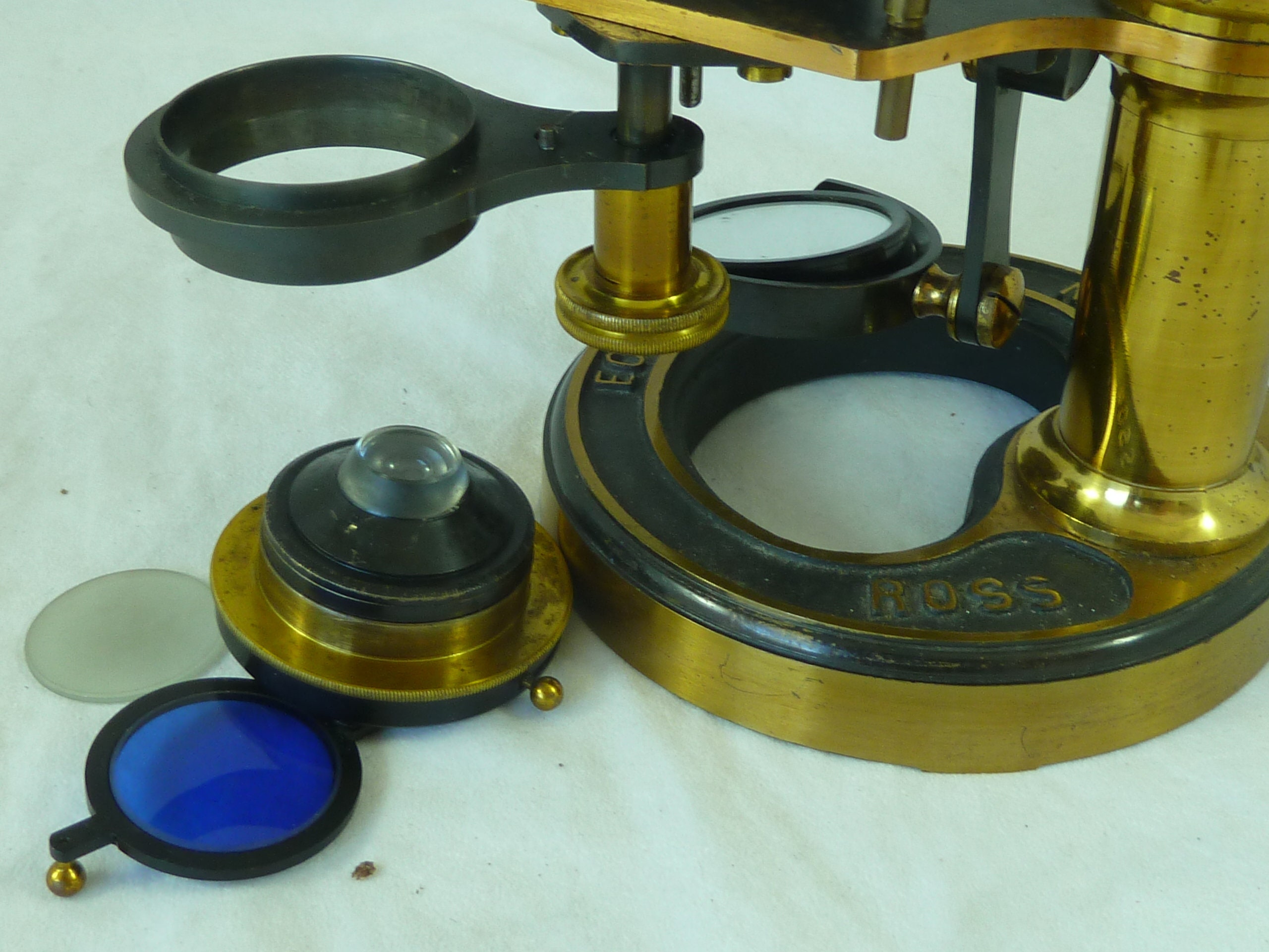 Eclipse Ross London 5900 Microscope 1850 Brass Victorian | Etsy