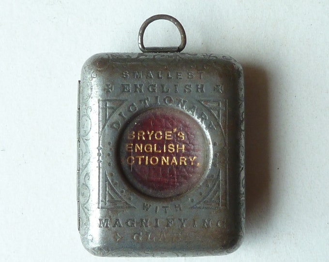Bryces Miniature Smallest English Dictionary Magnifying Case Pears ...