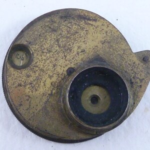 6 Lens Microscope Mount Revolving Wheel Brass Dollond Cary Gould Jones ...