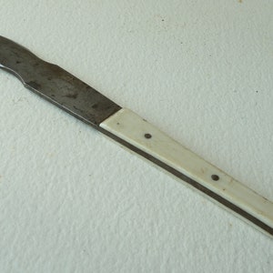 Victorian Quill Pen Eraser Scraper Burnisher Knife Cutter Sheffield Dip ...