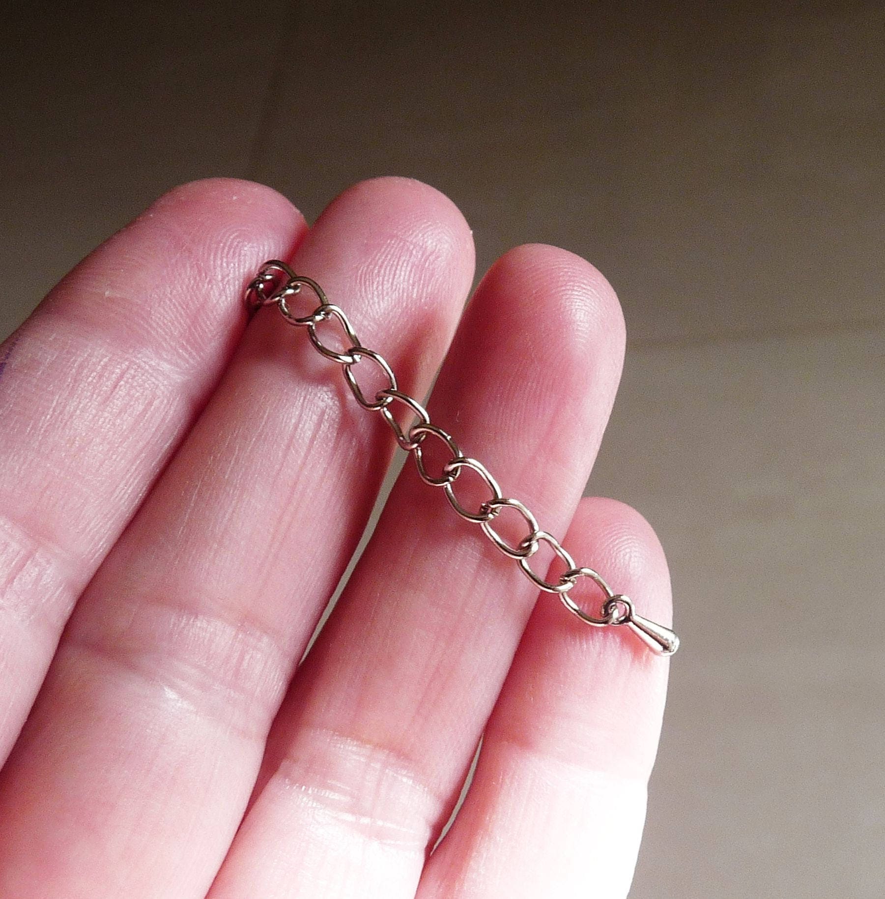 10x Extender Chain With Drop Charms 2 Inch Extension Chain - Etsy