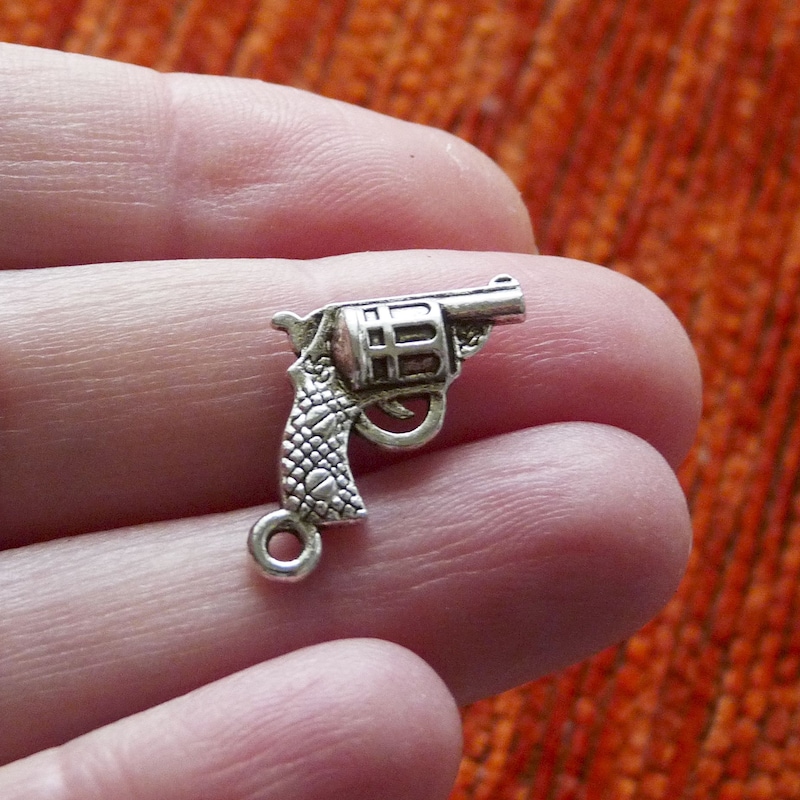 Revolver Charm - Etsy