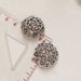 2x Extra Large Flower Bead Caps 25mm, Antique Silver Tone Metal End ...