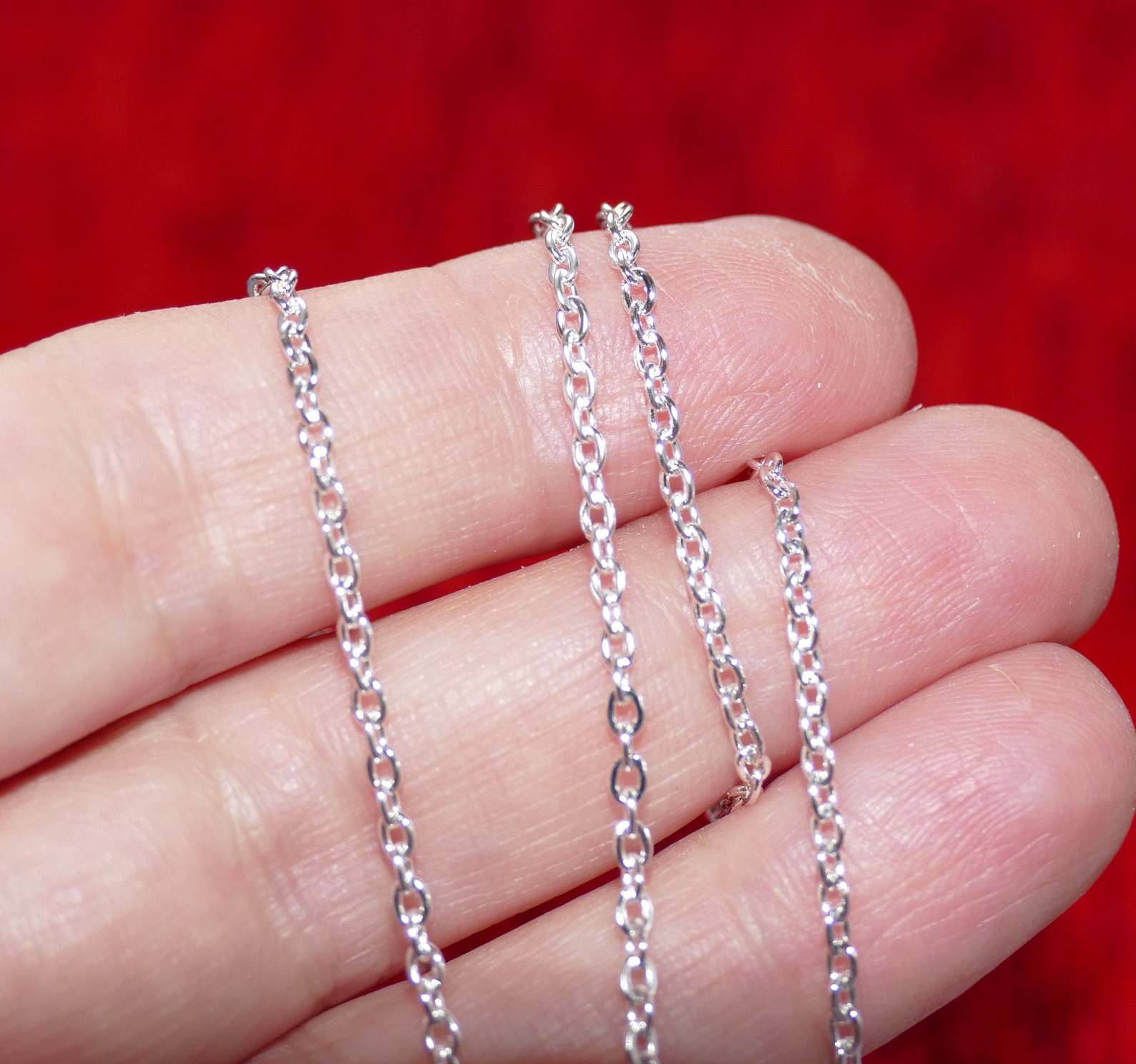 3.3 Feet 316L Gold/silver Stainless Steel Cable Soldered Link | Etsy