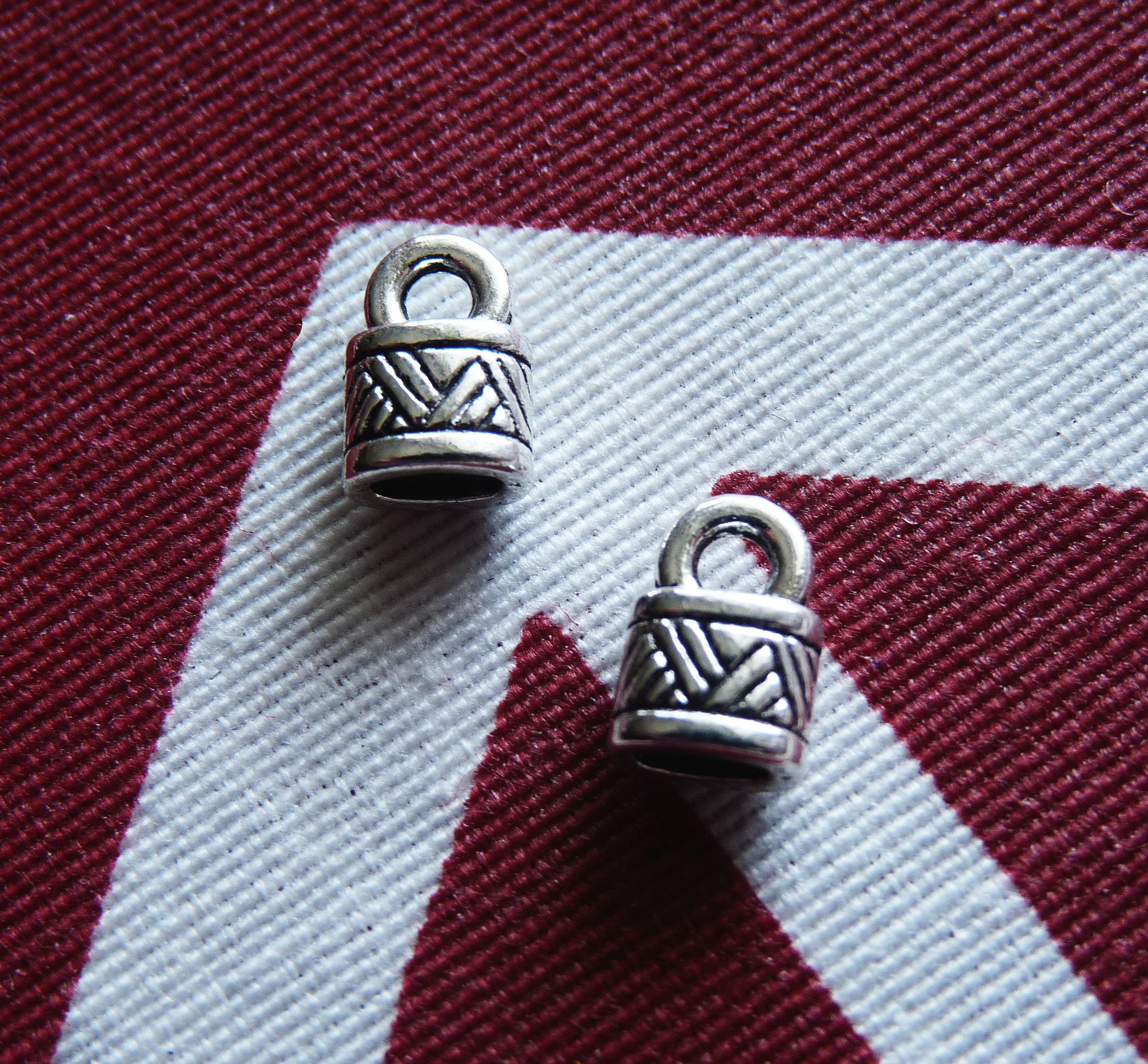 10x Flat Cord Ends Silver 4mmtone Cord Endings Bead - Etsy