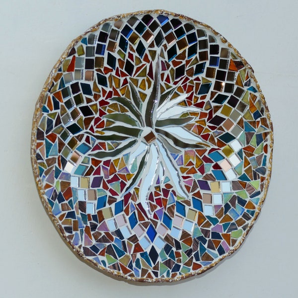 Glass Mosaic Plate - Etsy