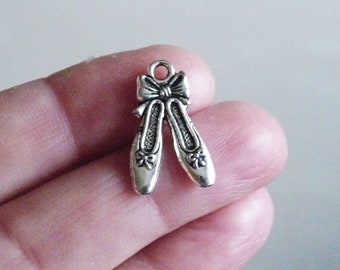 Ballet Shoe Charm - Etsy