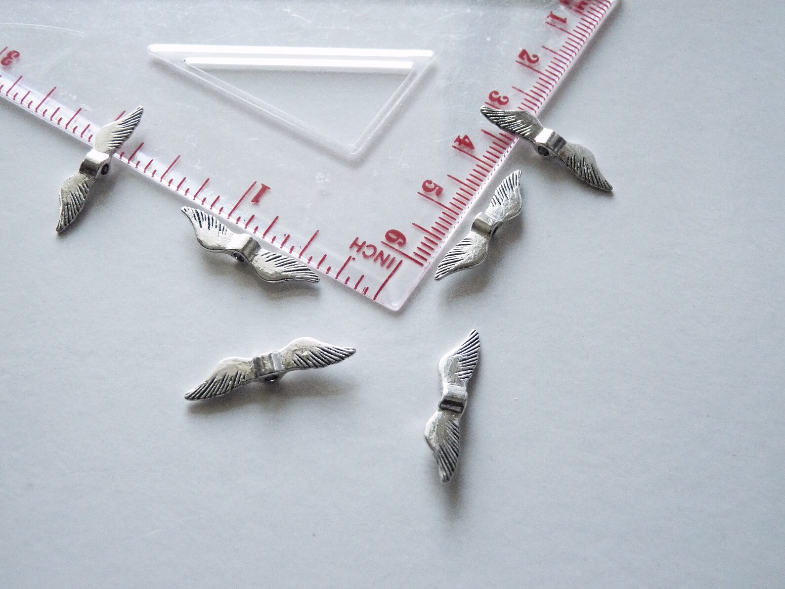 10x Angel Wing Beads Spacer Beads Wing Charm Beads Beading - Etsy
