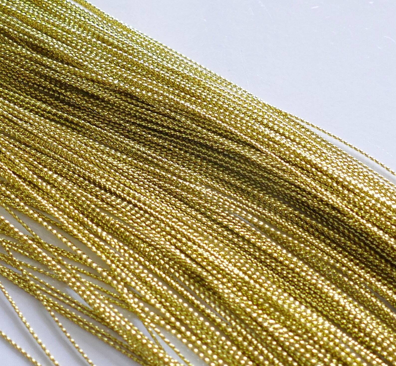 10 Yard Gold/silver Metallic Christmas Ornament Hanger, Craft Cord 1mm ...
