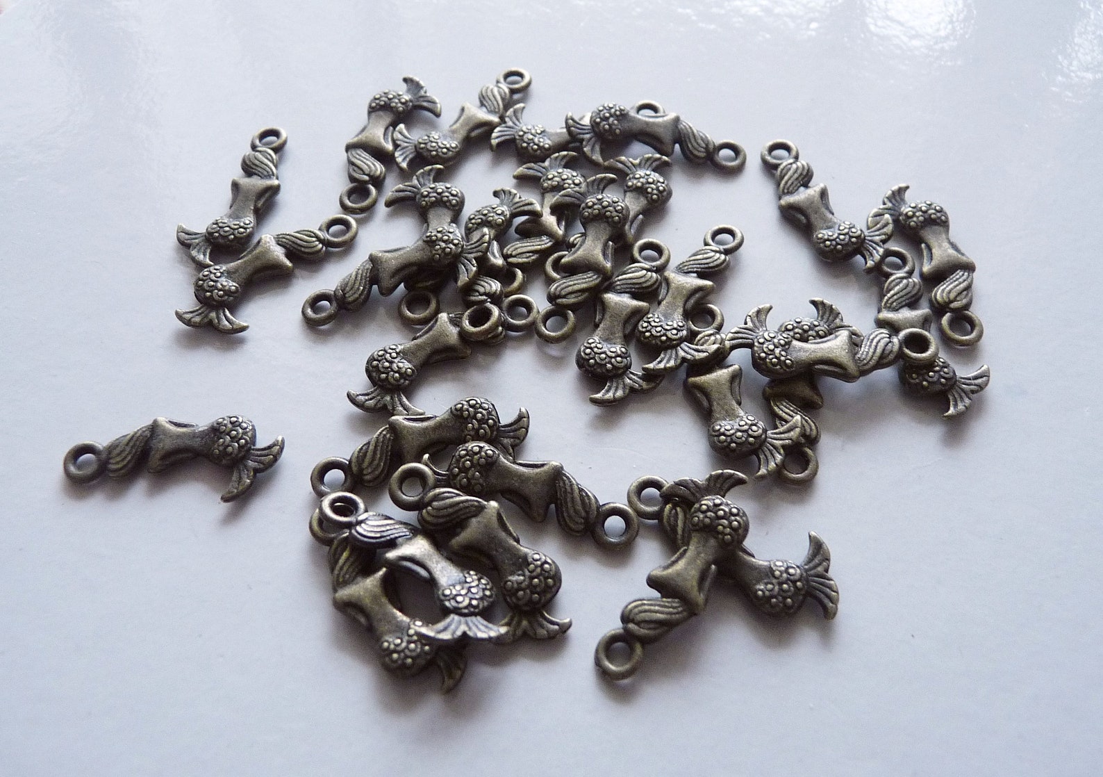 5/10x Mermaid Sea Siren Charm Antique Bronze Ocean Charms - Etsy