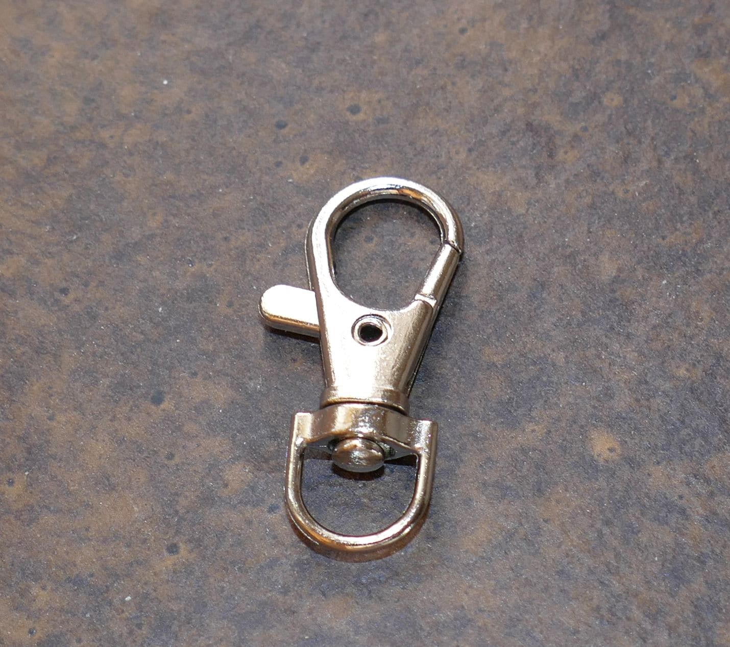 1/4x Swivel Lobster Claw Clasp Hook, Large Dull Silver Tone Parrot ...