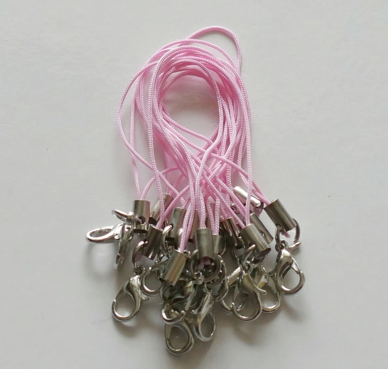 10x Black/red/pink/green Lanyard Lariat Strap Cord Lobster Clasp Rope ...