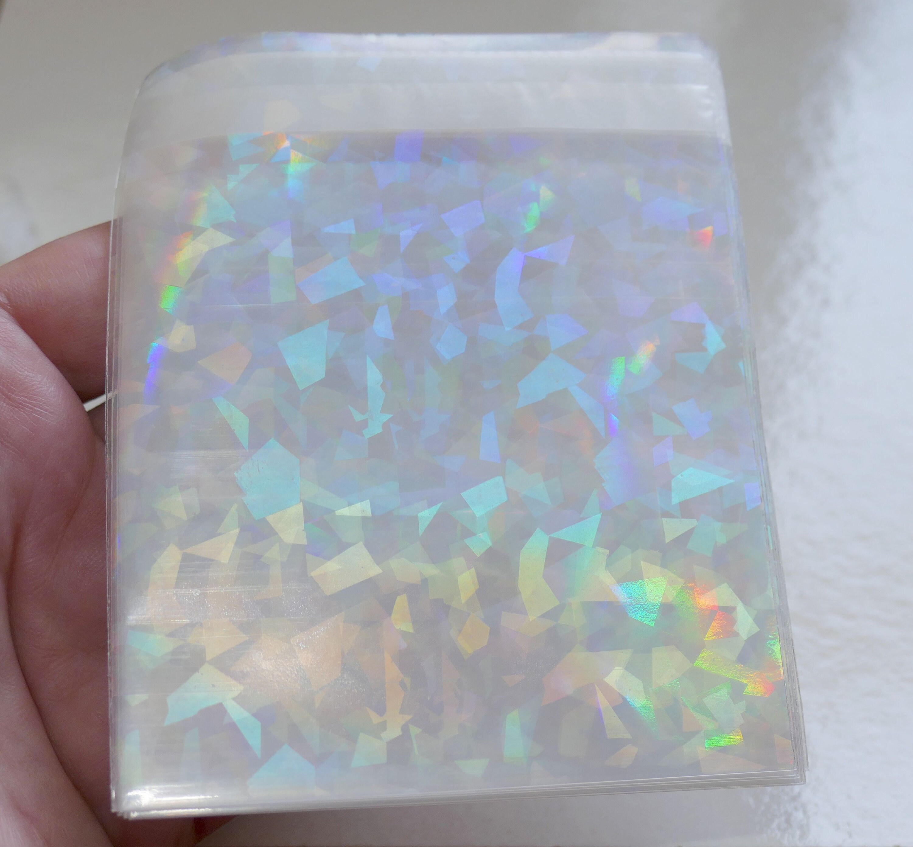 10x Clear Laser Fragment Plastic Self Adhesive Seal Bags, Cello ...
