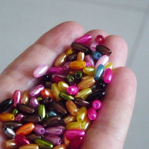 Oval Plastic Beads - Etsy