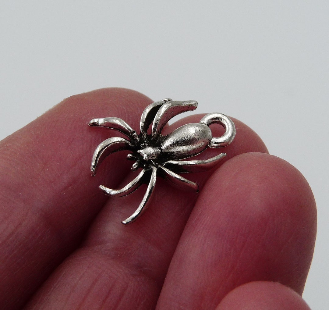 Spider Charm, Charm for Bracelet, Animal Charm, Charm for Necklace ...