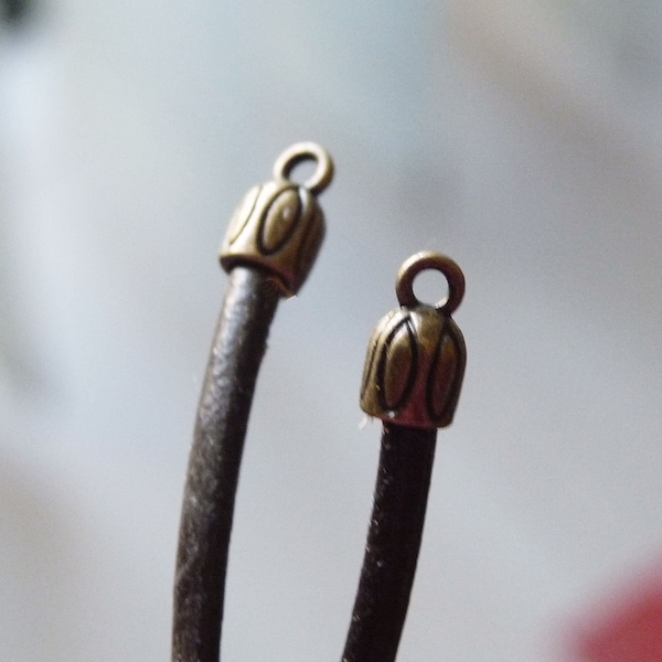 Leather End Caps - Etsy