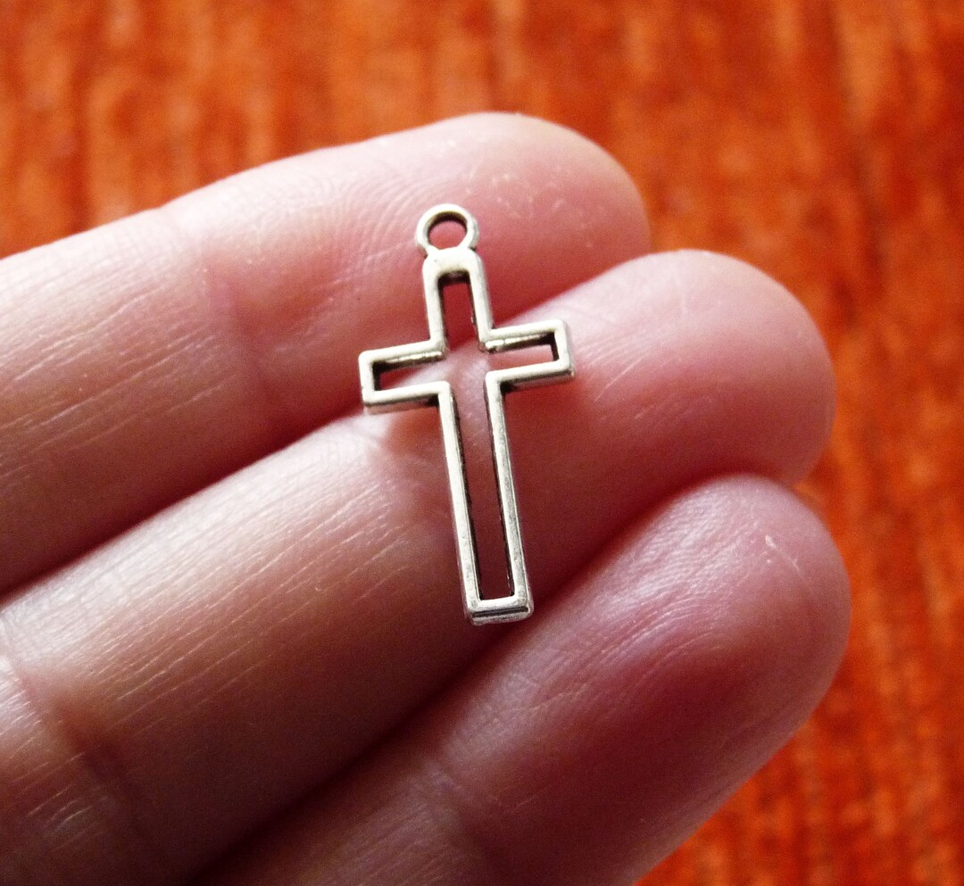 5/10x Cross Charms Frame Cross Pendants Charms for Bracelet - Etsy