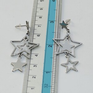 Asymmetric Star Stainless Steel Dangle Earrings, Free Shipping H069 - Etsy