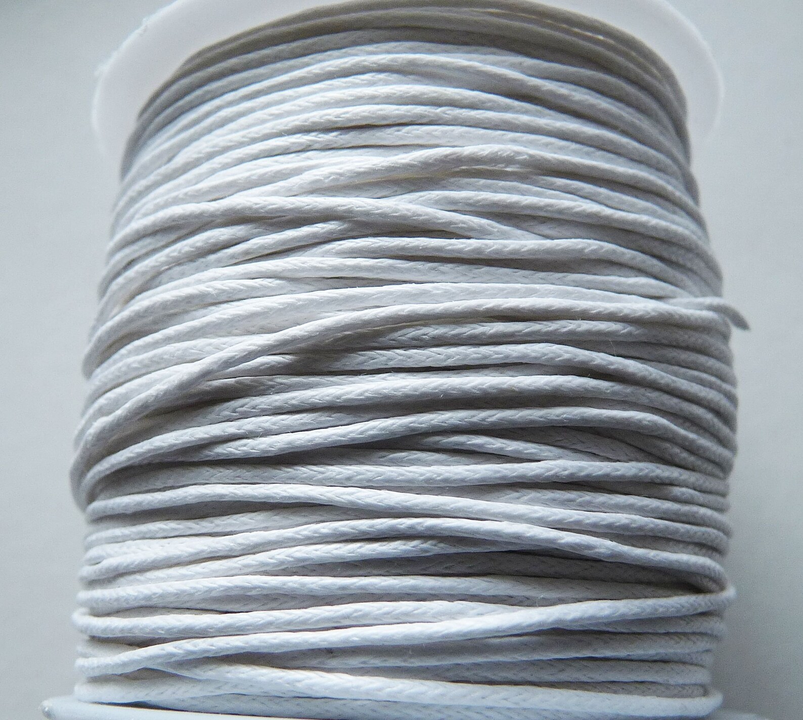 5/10y White Waxed Cotton Cord 1mm Wide White Cotton Cord - Etsy