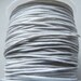 5/10y White Waxed Cotton Cord, 1mm Wide White Cotton Cord, White ...
