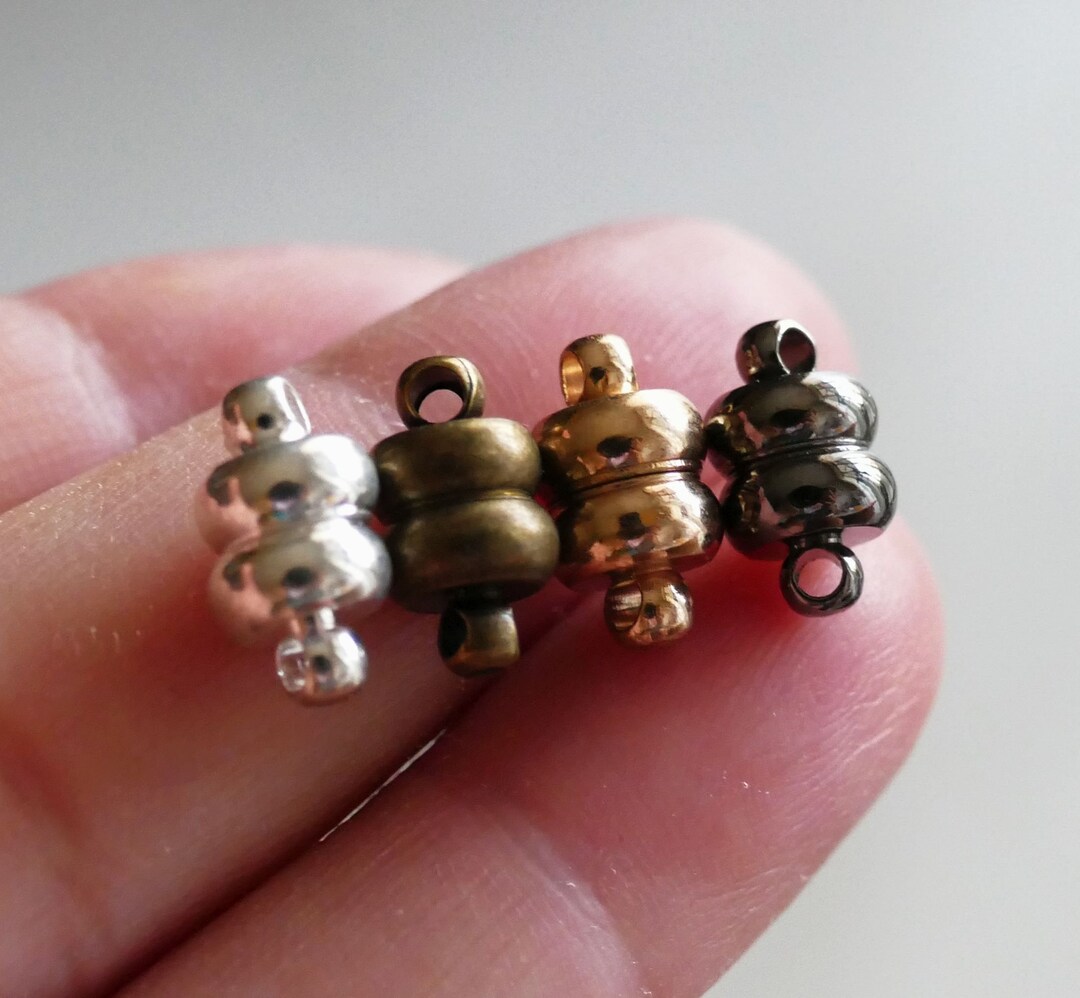 2x Half Ball Silver/champagne Gold/bronze/gunmetal Black Magnetic ...