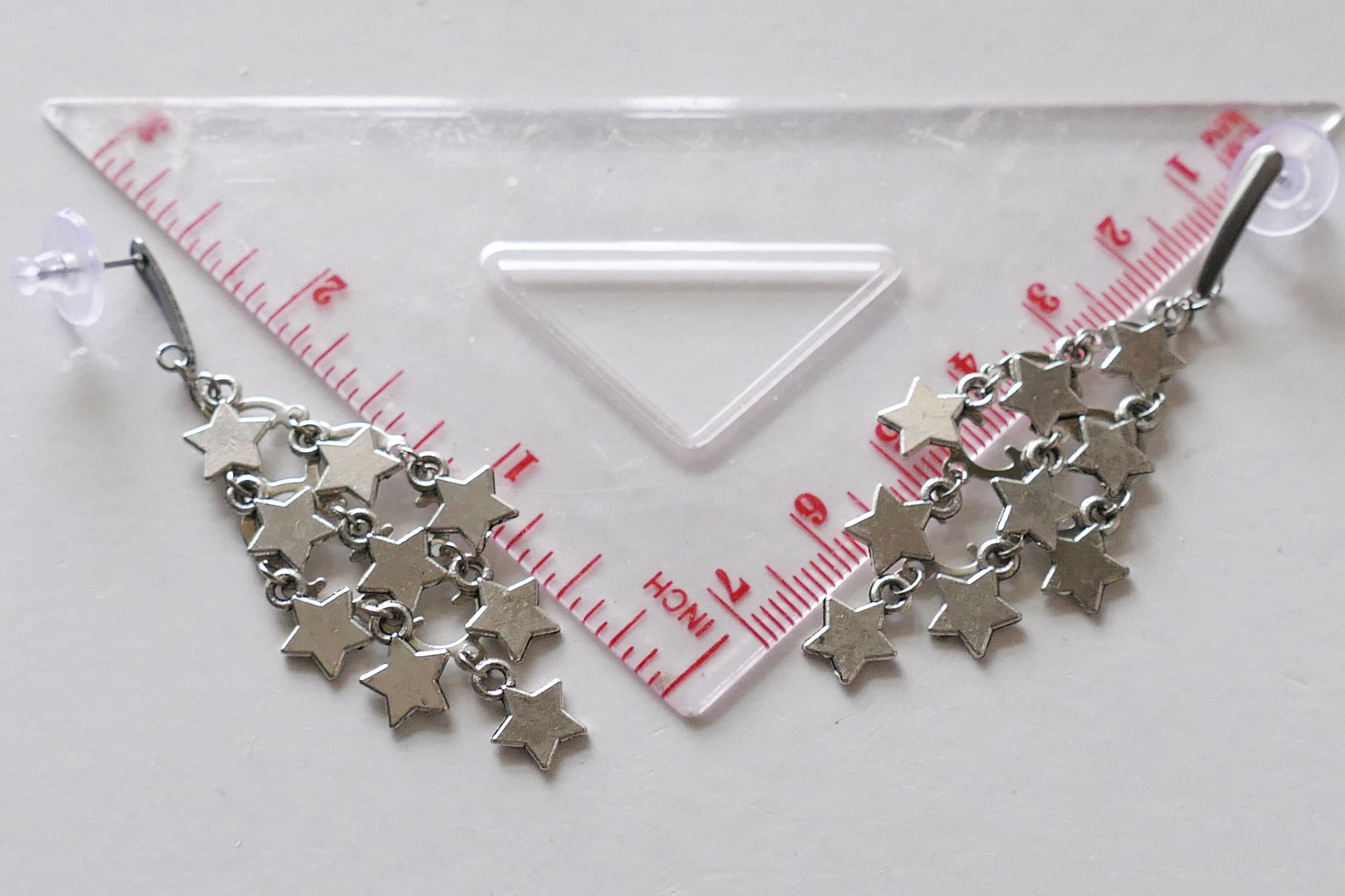 Star Charm Dangle Earrings Handmade Earrings Stainless Steel | Etsy