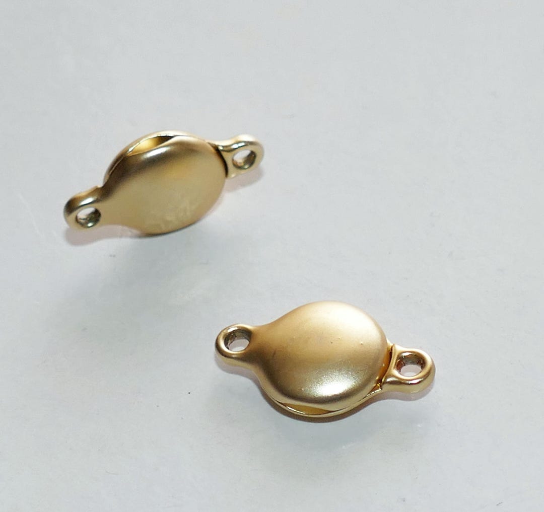 1x Flat Magnetic Clasp, Gold Tone Closure for Jewelry - Etsy