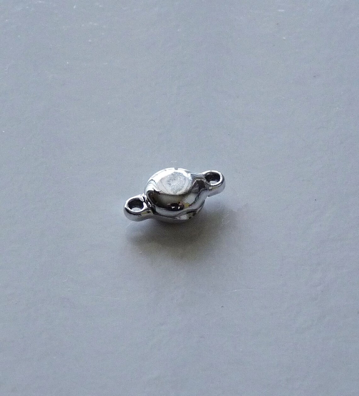 1/3x Flat Magnetic Clasp, Ball Magnetic Clasp, Dark Silver Tone ...