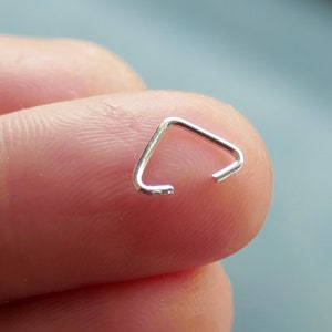 20/50x Silver Strong Triangle Pinch Clip Bails 6x10mm, Silver Color ...