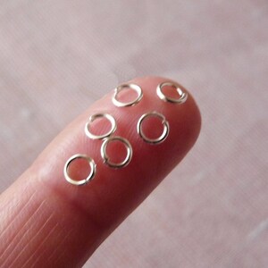 50/100x Silver Plated Single Loop 4mm Open Jump Rings, Clasp Connector ...