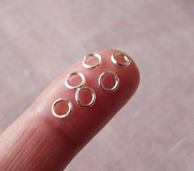 50/100x Silver Plated Single Loop 4mm Open Jump Rings, Clasp Connector ...