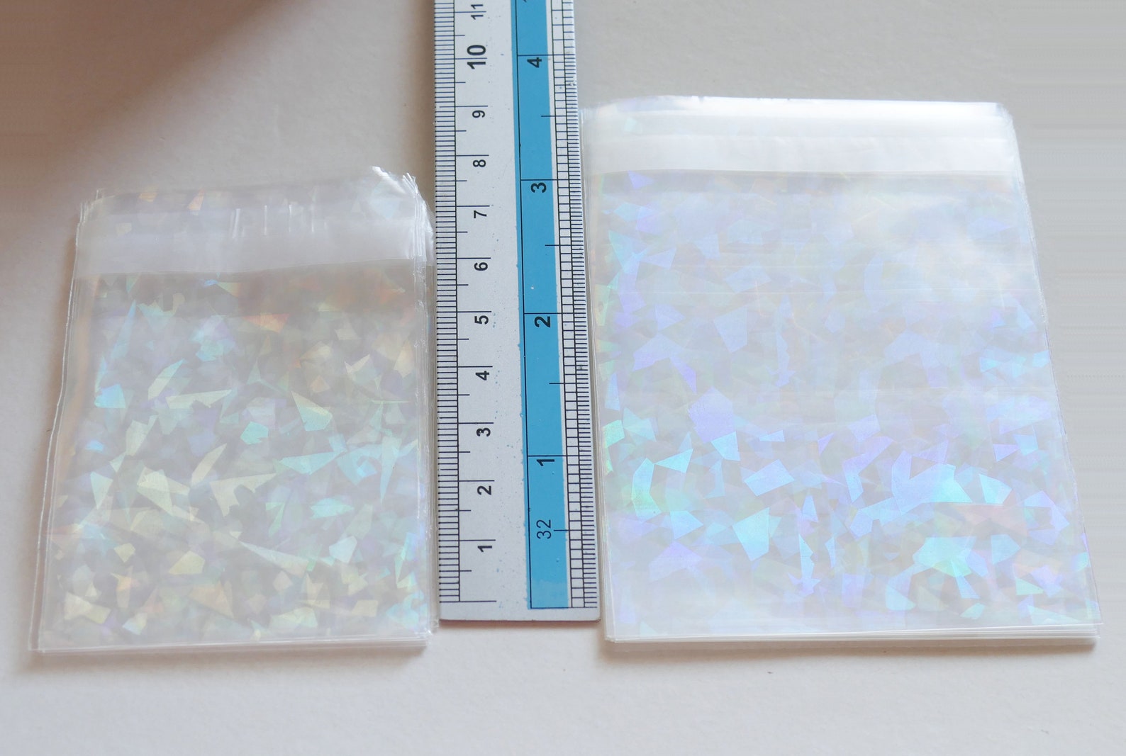 10x Clear Laser Fragment Plastic Self Adhesive Seal Bags, Cello ...