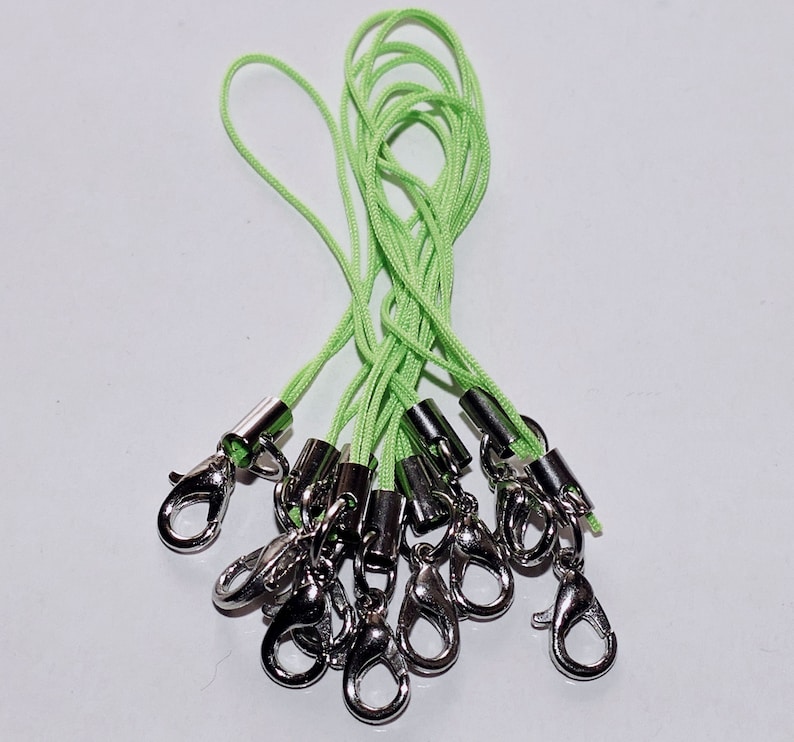 10x Black/red/pink/green Lanyard Lariat Strap Cord Lobster Clasp Rope ...