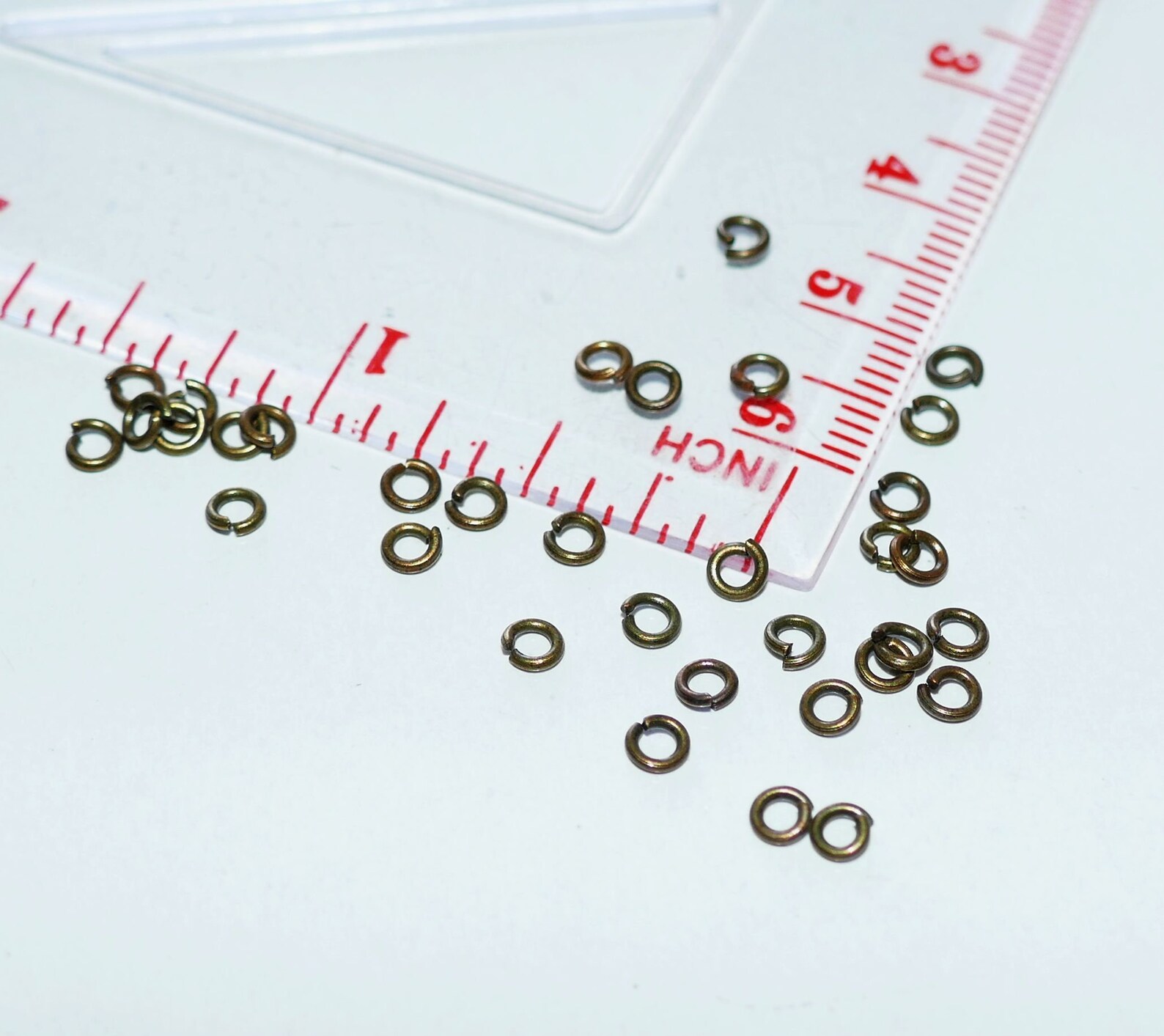 3mm Bronze Jump Rings Steel Jump Rings Split Ring 3mm Open | Etsy