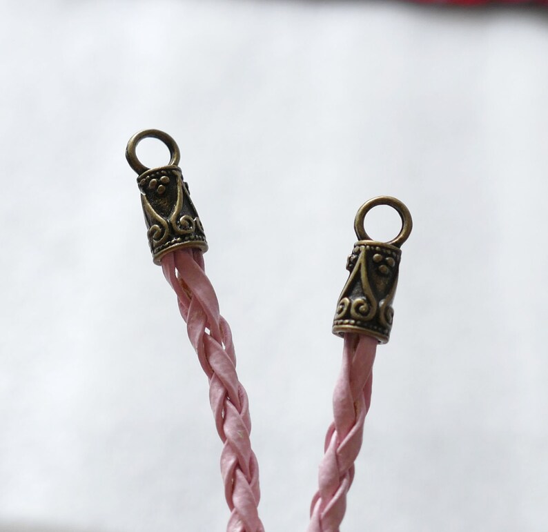 10x Cord Ends 3mm Bronze Tone Cord Ending Cord End Caps Bead - Etsy