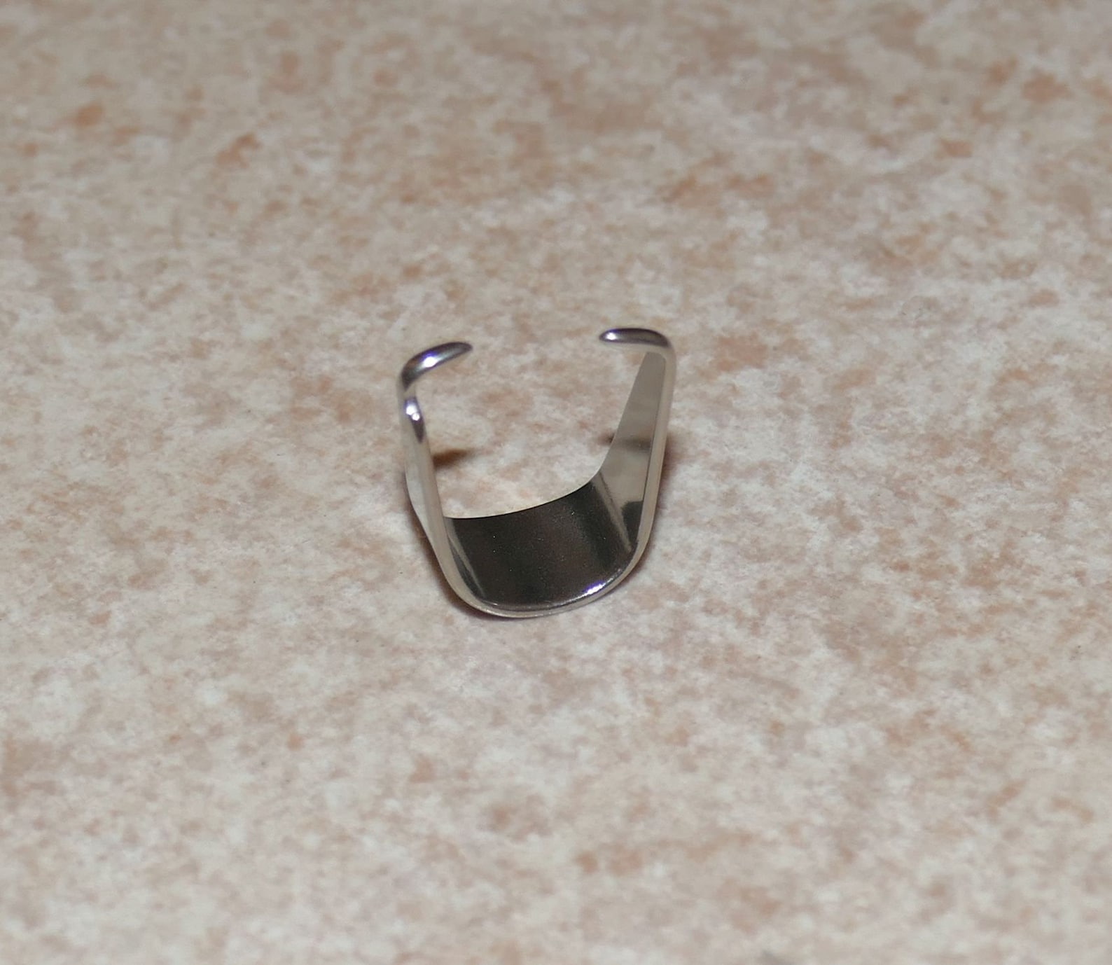 4x Stainless Steel Large Pinch Clip Bail, No Fade Silver Tone 14mm ...