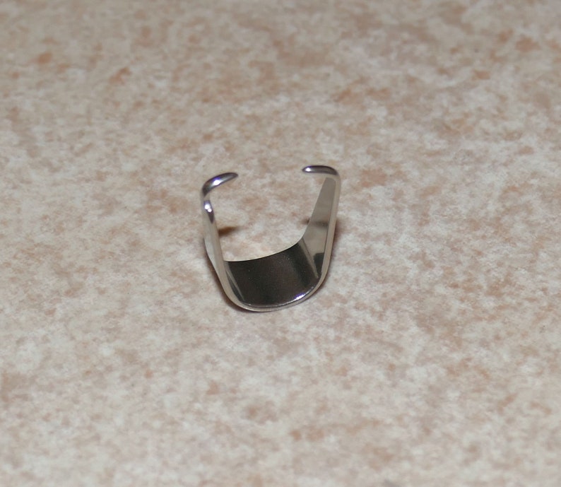 4x Stainless Steel Large Pinch Clip Bail, No Fade Silver Tone 14mm ...