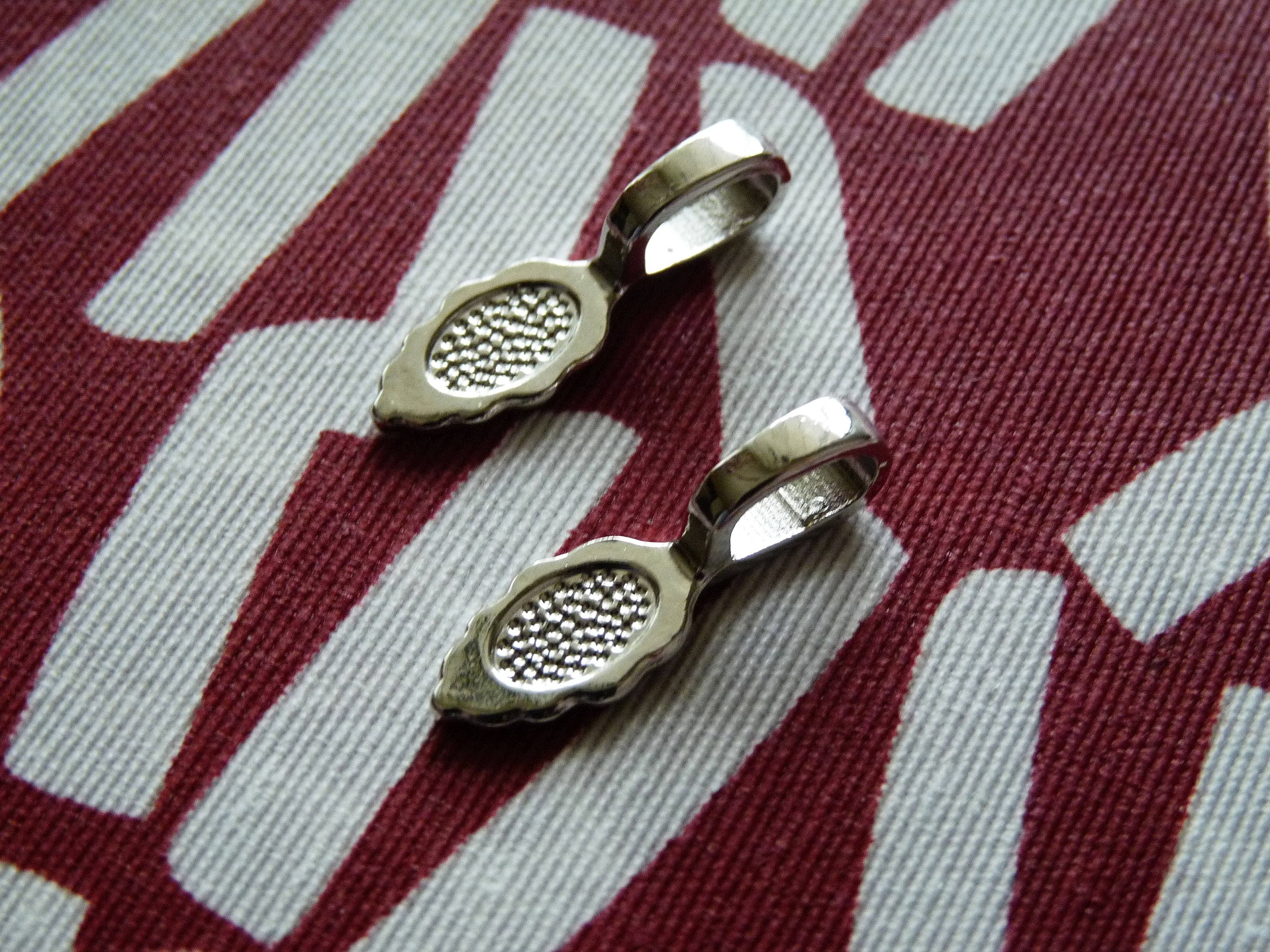 10/20 Large Bails 26x8.5mm Leaf Bails Leaf Necklace - Etsy