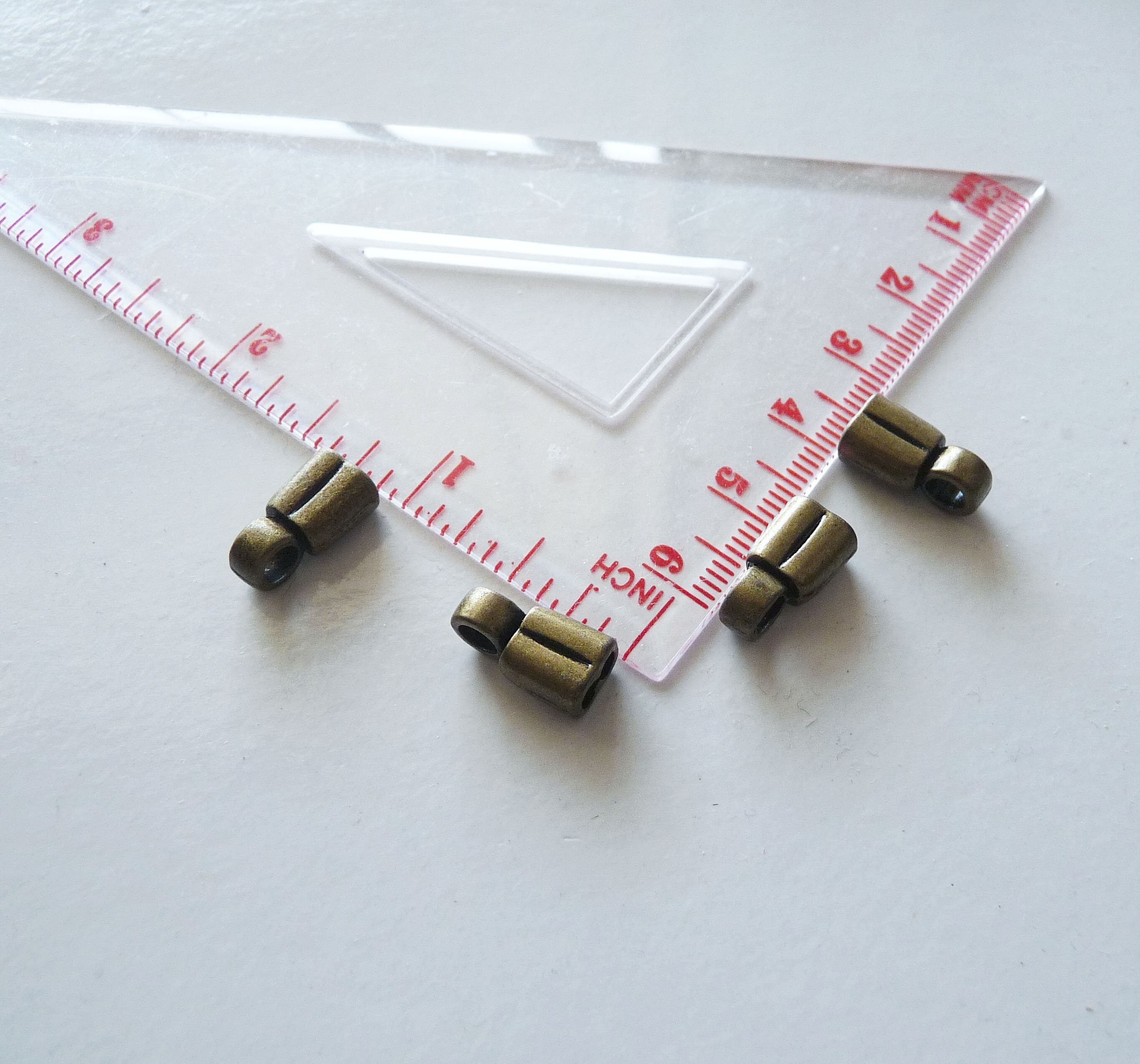 10x Cord End Caps 2mm Bronze Tone 2 Strand Cord Ending - Etsy